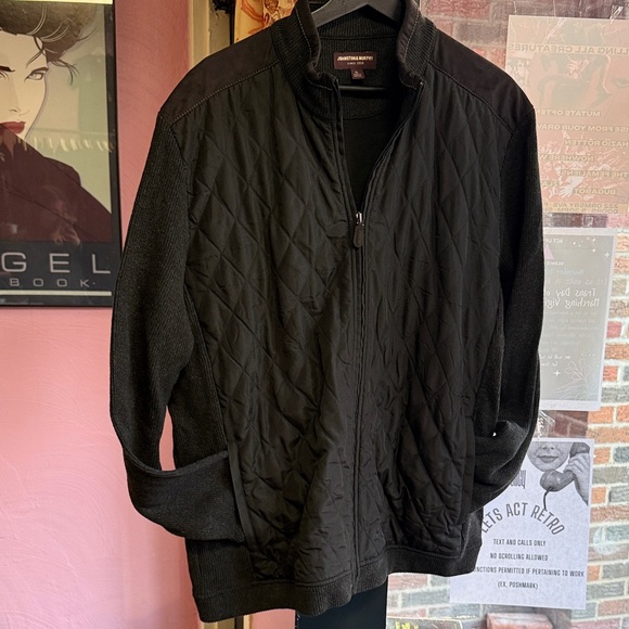 Johnston & Murphy | Jackets & Coats | Vintage Johnston Murphy Black ...